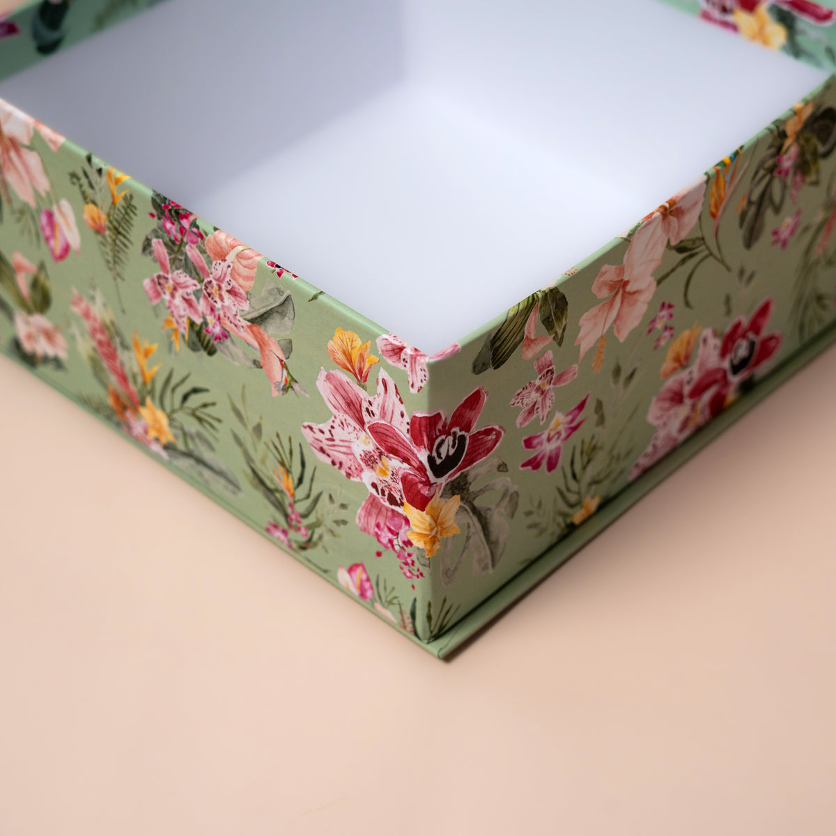 Botanical Sage Green Magnetic Box – The Packing Company