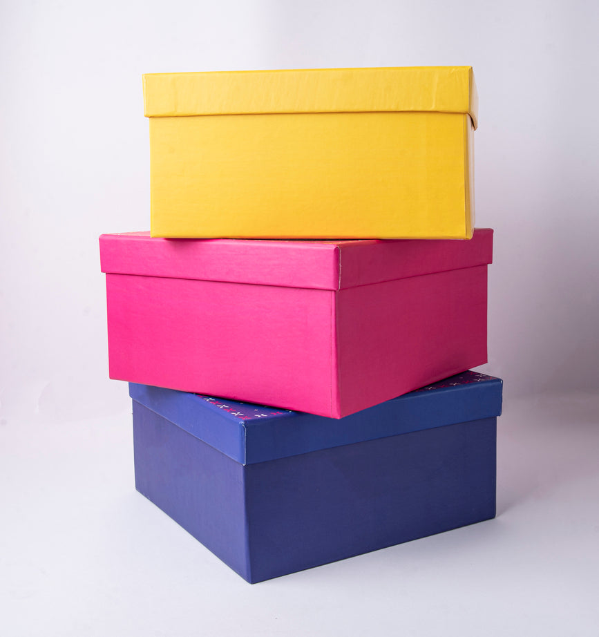 Char Bagh Rigid Gift Box ( Cobalt Blue ) – The Packing Company
