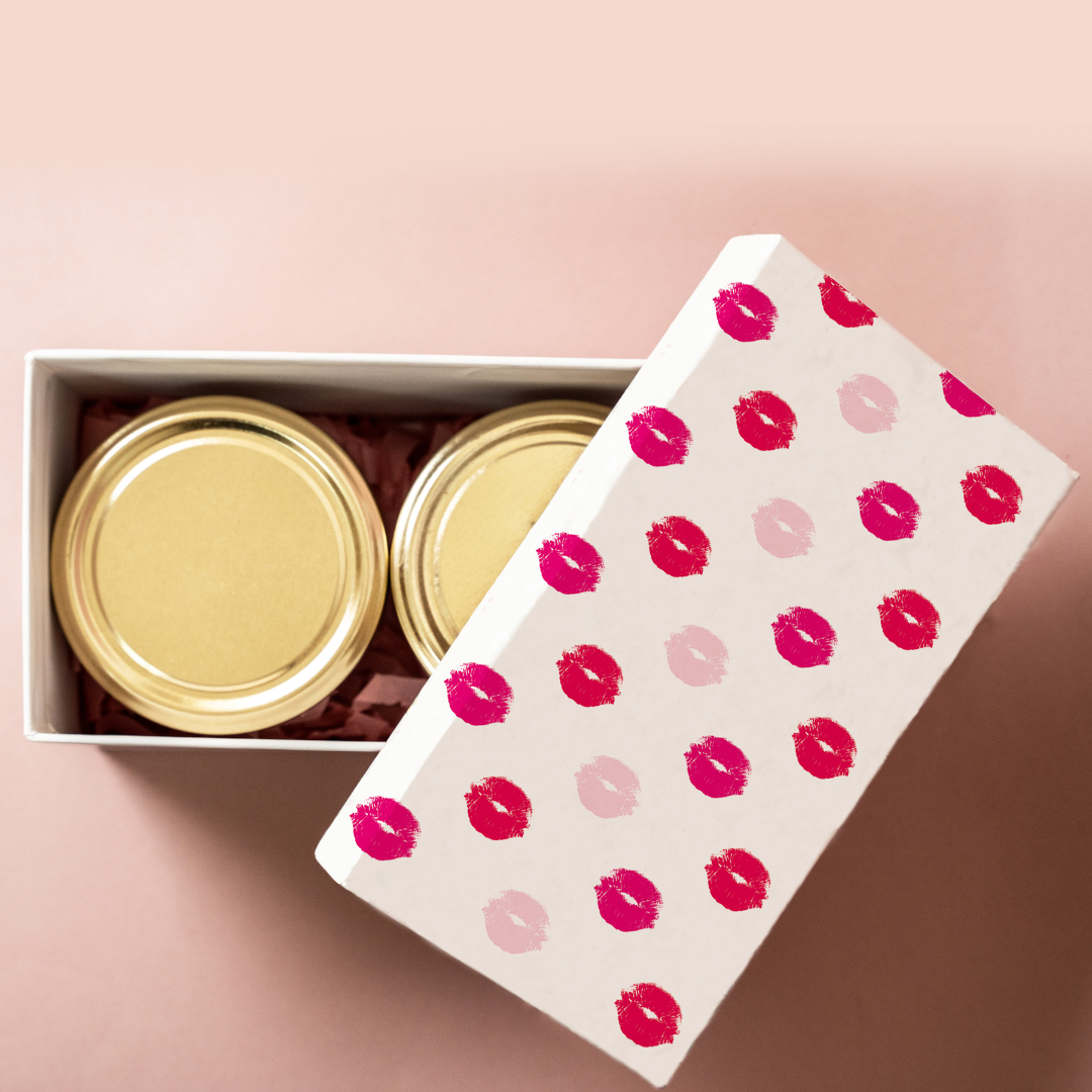 Kiss Print Jar Box of 3 (Pack of 5 pcs) – The Packing Company