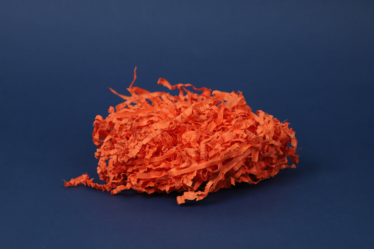Orange Shredded Paper – The Packing Company