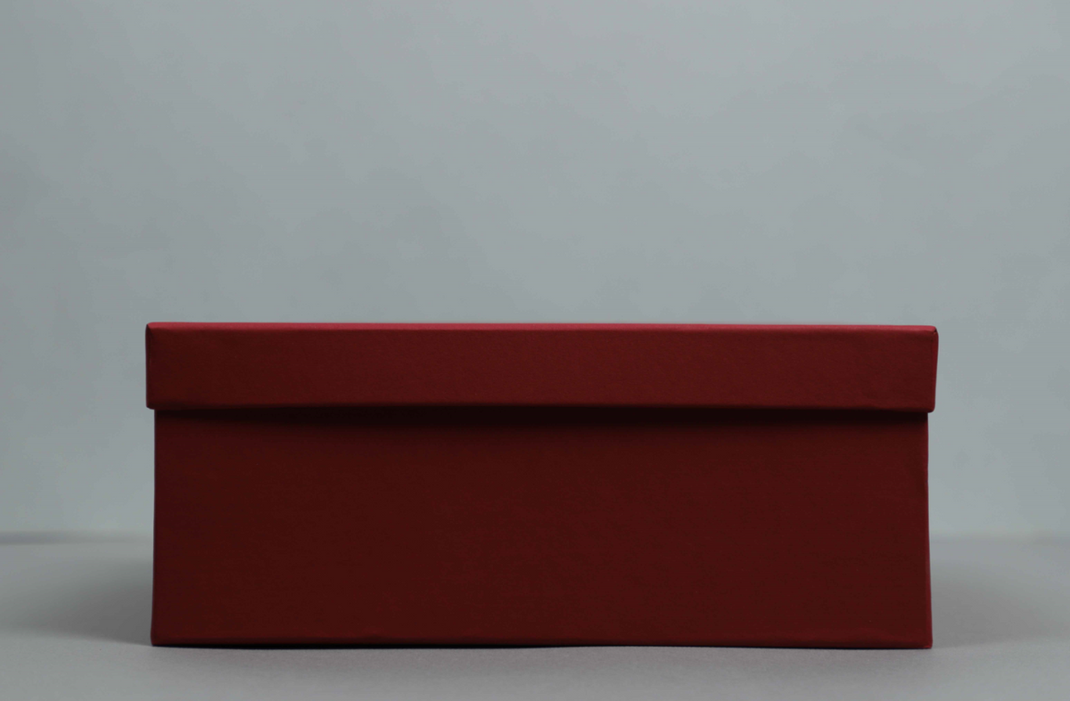 Maroon Rigid Gift Box – The Packing Company