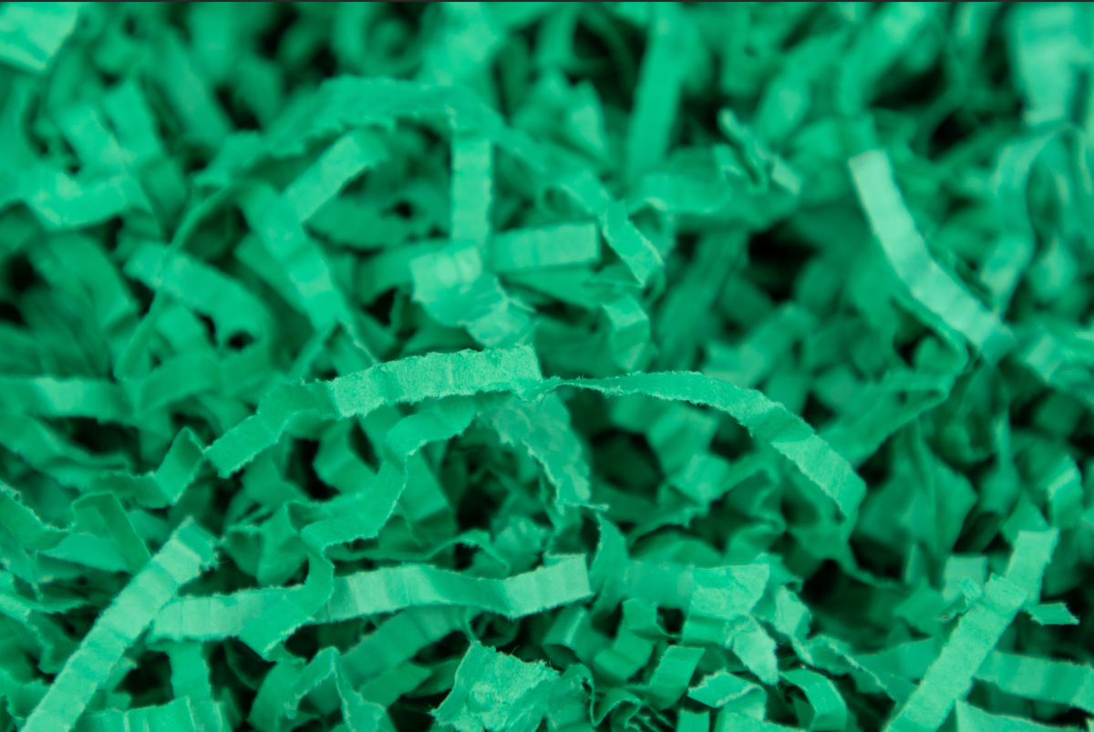 Green Shredded Paper – The Packing Company