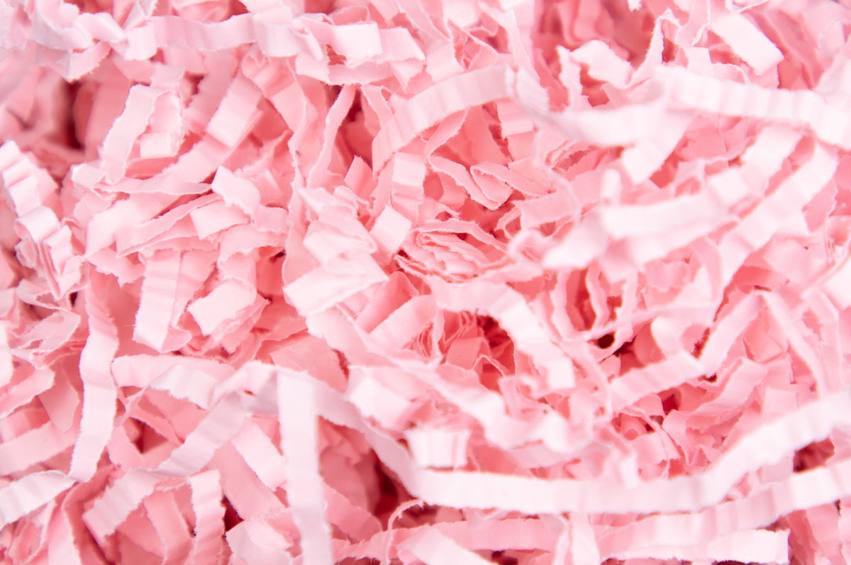 Light Pink Shredded Paper – The Packing Company