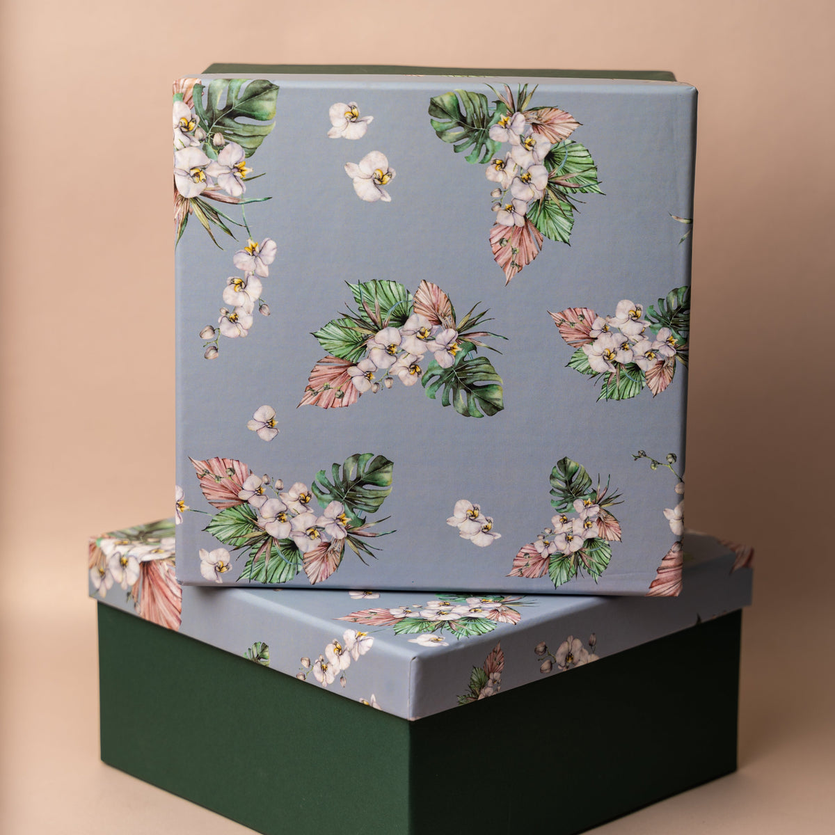 Tropical Bohemian Rigid Box (8X8X4" inches) – The Packing Company